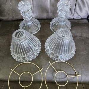 PartyLite | Accents | Vintage Partylite Astoria Crystal Tealight Lamps ...